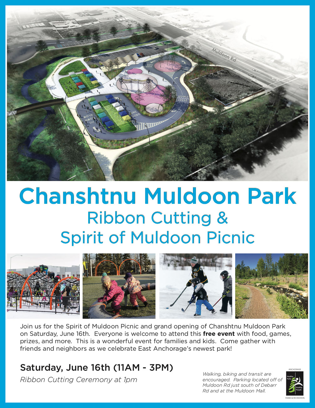 Spirit of Muldoon Picnic June 16 at Chanshtnu Muldoon Park – I Love Muldoon